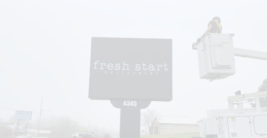 Outdoor Sign Installation | Caskey